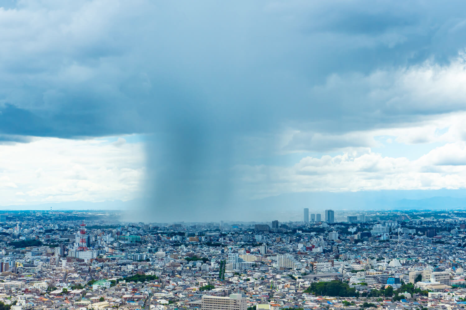 ゲリラ豪雨・ゲリラ雷雨 対策事例 クリアーシステム開発日誌